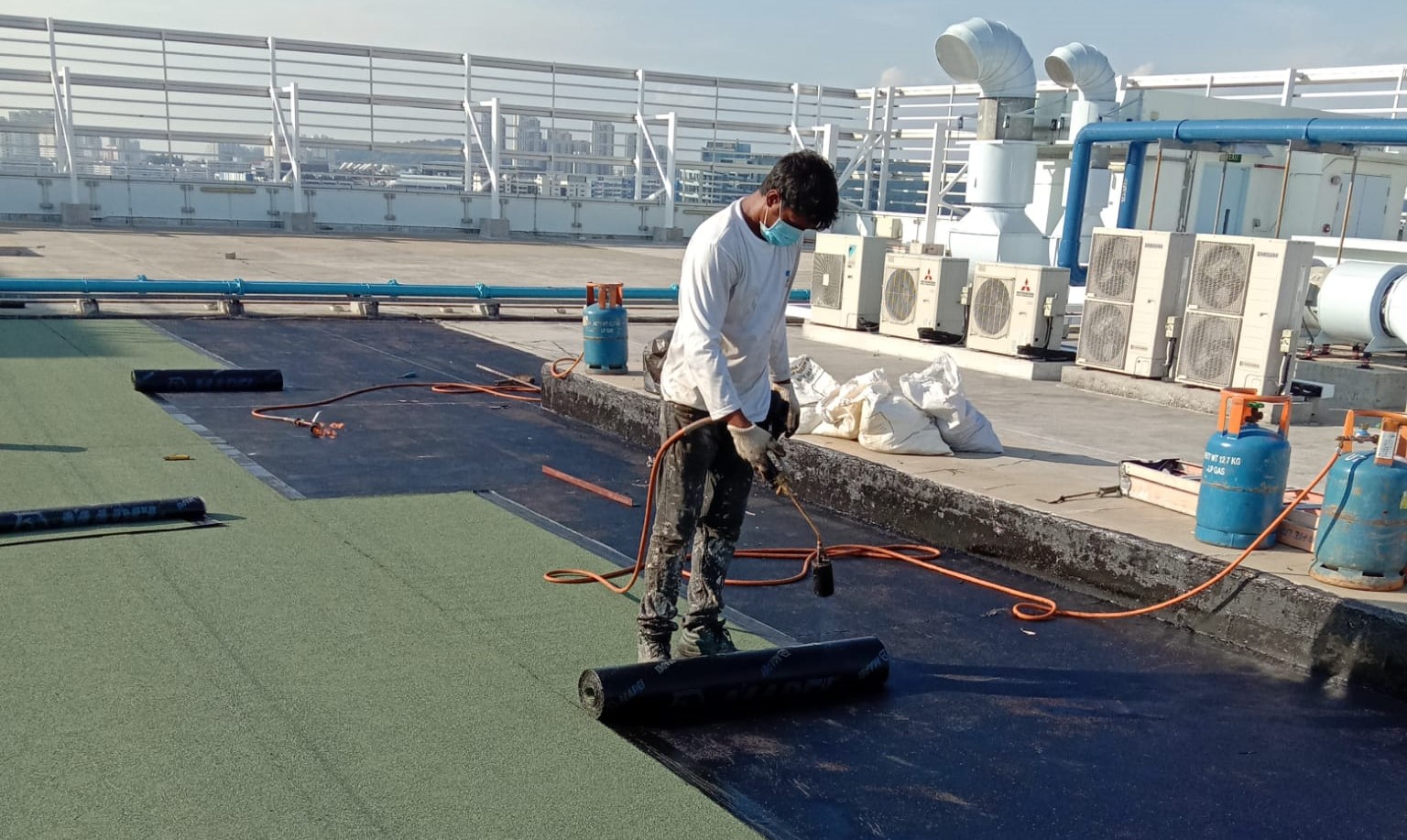 Waterproofing Works – Vectron Construction Pte Ltd